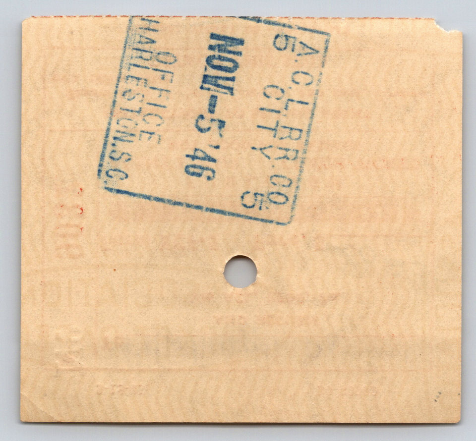 c1940s Pittsburgh Pennsylvania Rail Road Train Ticket Stub Atlantic ...