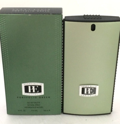 PORTFOLIO GREEN by PERRY ELLIS Men Cologne 3.4oz/100ml EDT Spray-Parlux ...