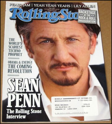 2/19/2009 Rolling Stone Magazine Sean Penn Lady Gaga Lily Allen Barack ...