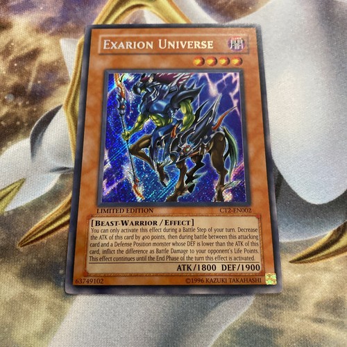 Yugioh Exarion Universe CT2-EN002 Secret Rare LP | eBay