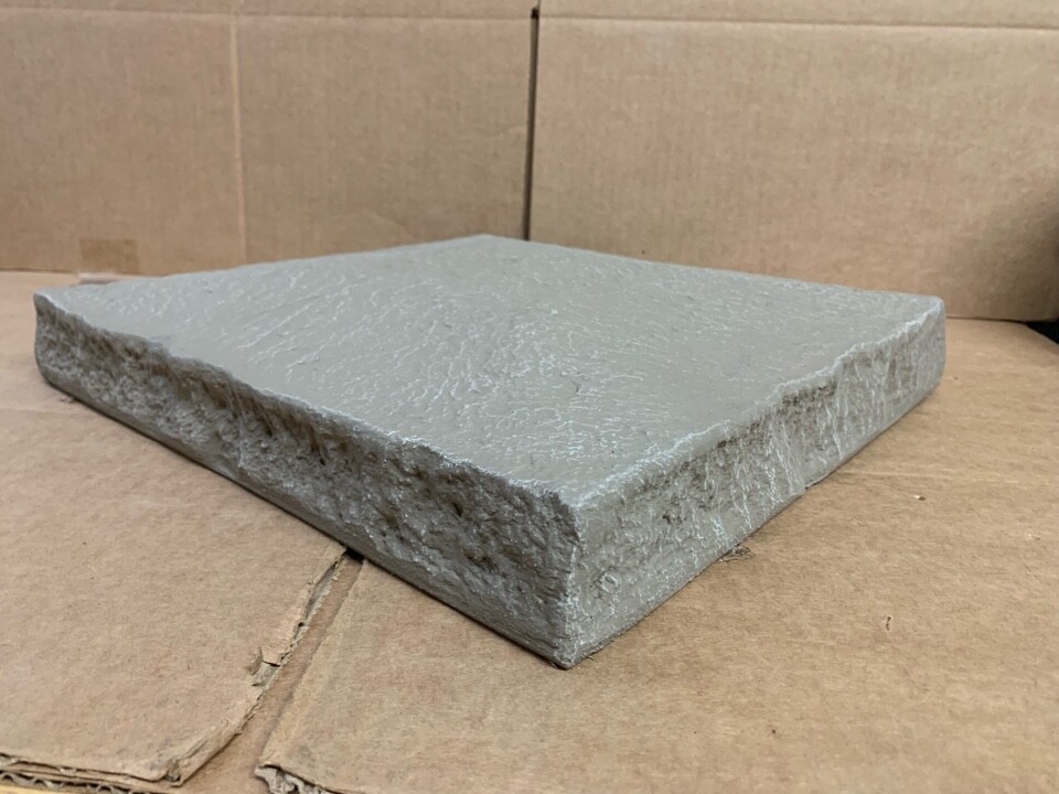 GenStone Stacked Stone Flat Pillar Cap 1.27-sq Desert Sunrise Faux ...