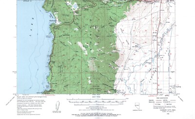 Reproductions - 1956 Topo Map