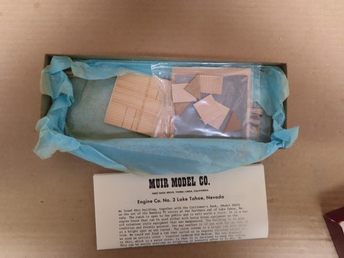 MUIR MODELS INC. KIT0004 FIRE ENGIE CO. NO. 3 HO SCALE | eBay