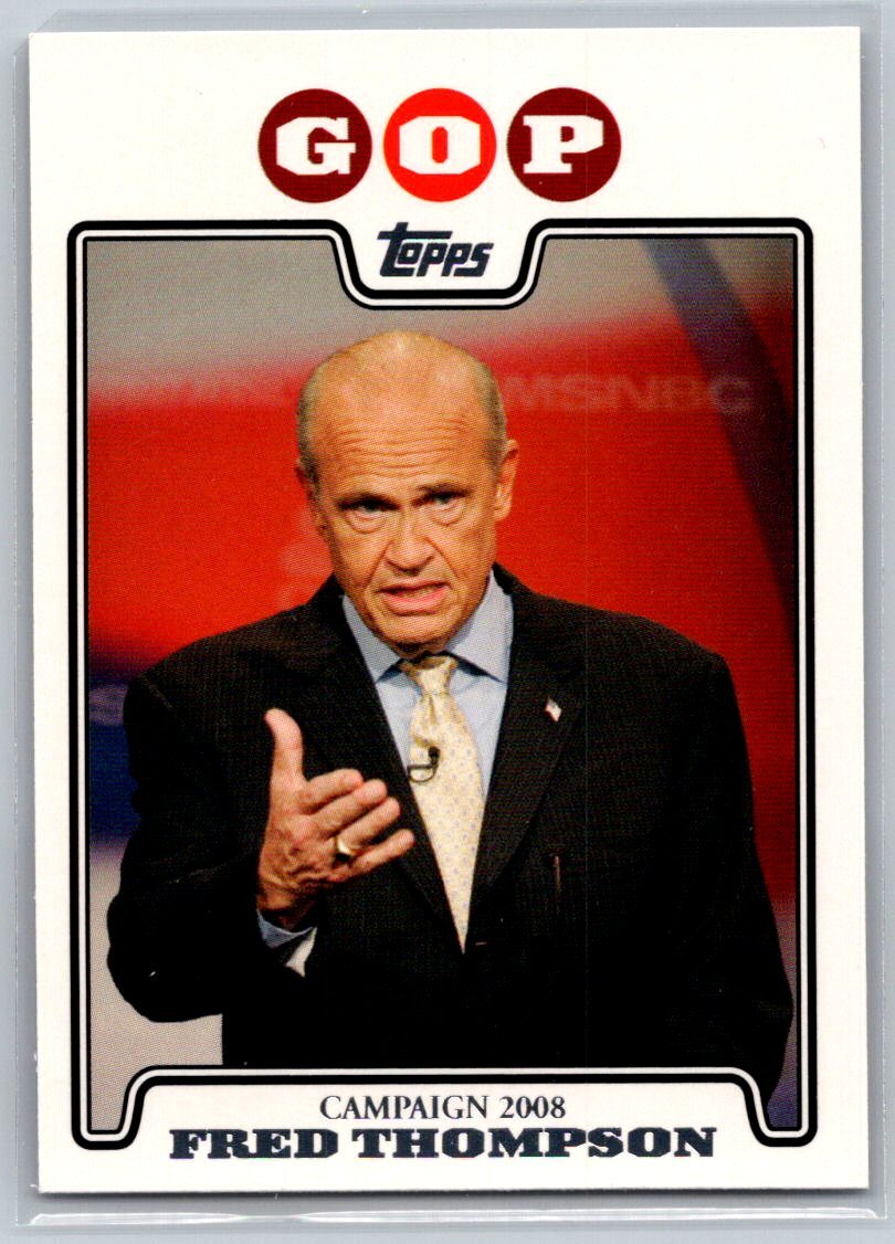 💎2008 Topps Baseball Campaign 2008 #C08-FT Fred Thompson - 💎 | eBay