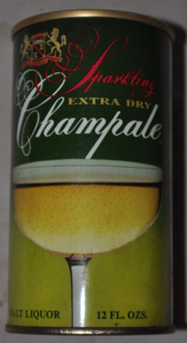 Vintage Sparkling Extra Dry Champale 12 oz. Malt Liquor Can, Steel | eBay