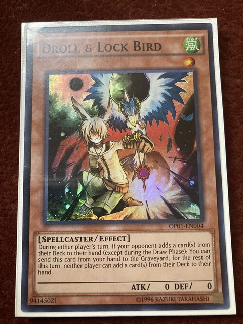 Yu-Gi-Oh! TCG Droll & Lock Bird OTS Tournament Pack 1 OP01-EN004 ...