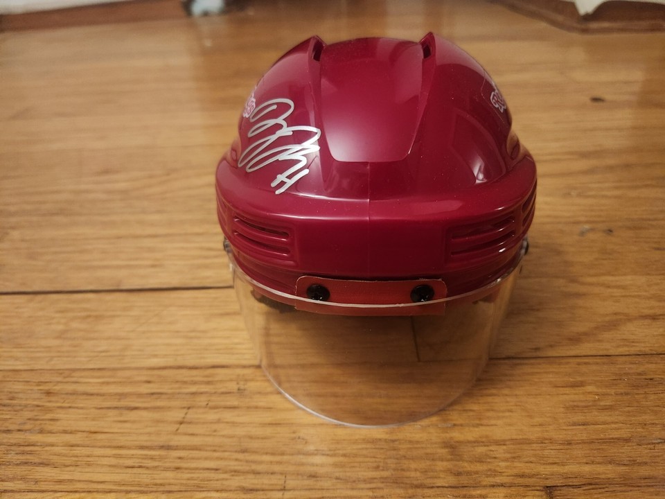 Detroit Red Wings Dylan Larkin Autographed Mini Helmet Fanatics COA | eBay