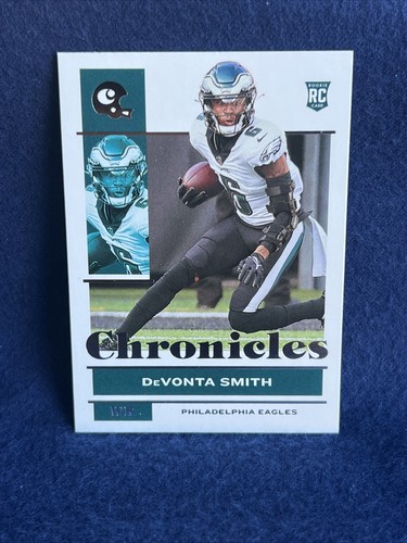 DeVonta Smith 2021 Panini Chronicles Rookie Card Philadelphia Eagles RC ...