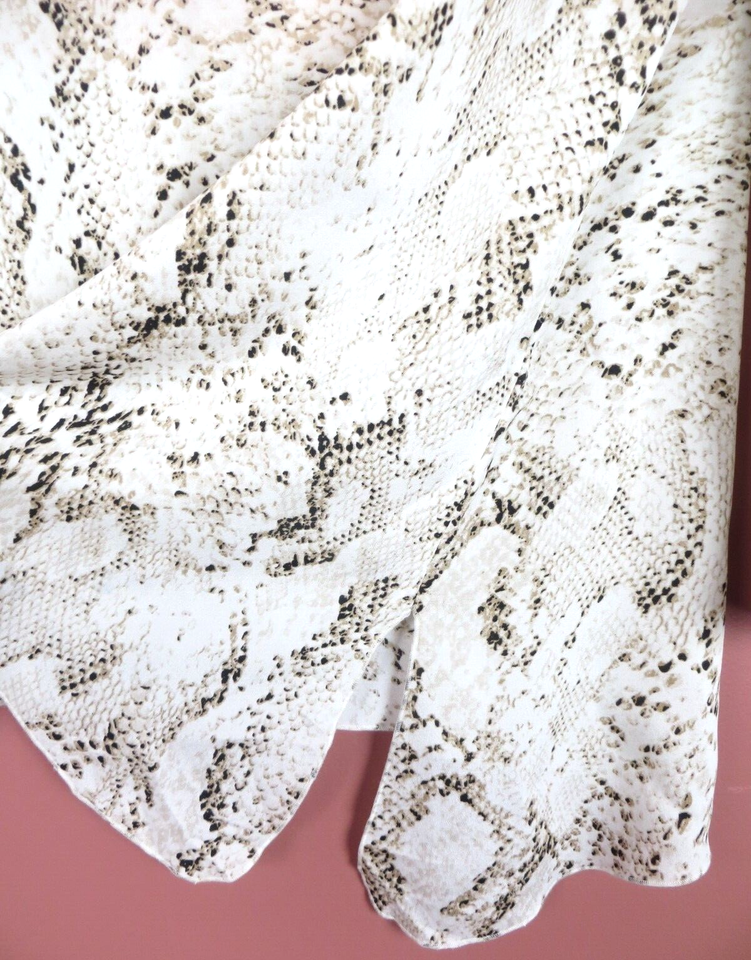 TB12745- CALVIN KLEIN Women's 100% Polyester Asymmetric Top Long Sleeve ...