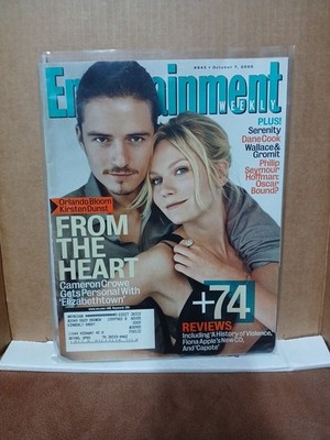 ORLANDO BLOOM & KIRSTEN DUNST Oct. 7, 2005 ENTERTAINMENT WEEKLY AZ | eBay