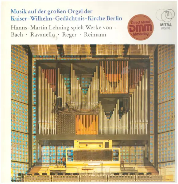 LP Hanns-Martin Lehning Musik Auf Der Großen Orgel Der Kaiser-Wilhelm ...