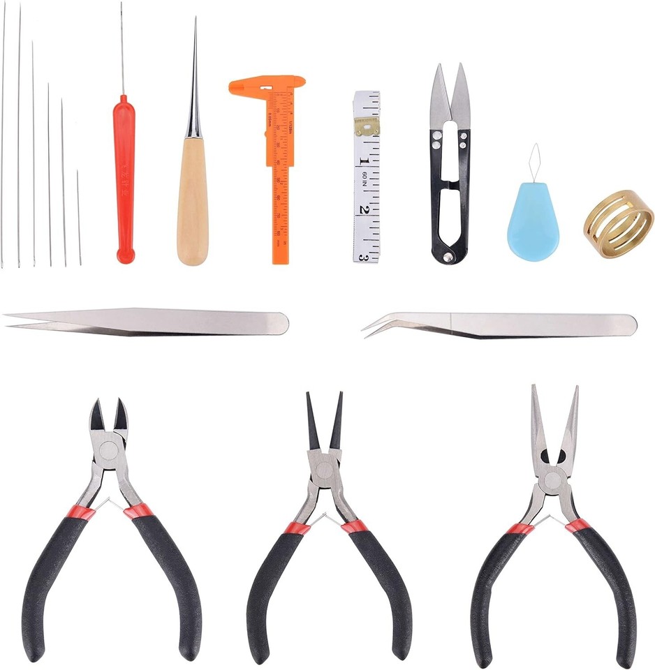 19Pcs Jewelry Making Tools Kit with Zip Case for Crafting and Repair | eBay