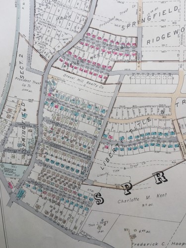 1942 DELAWARE CO PA SPRINGFIELD TWP MT SHARON CEMETERY EVAN LUTHERAN ...
