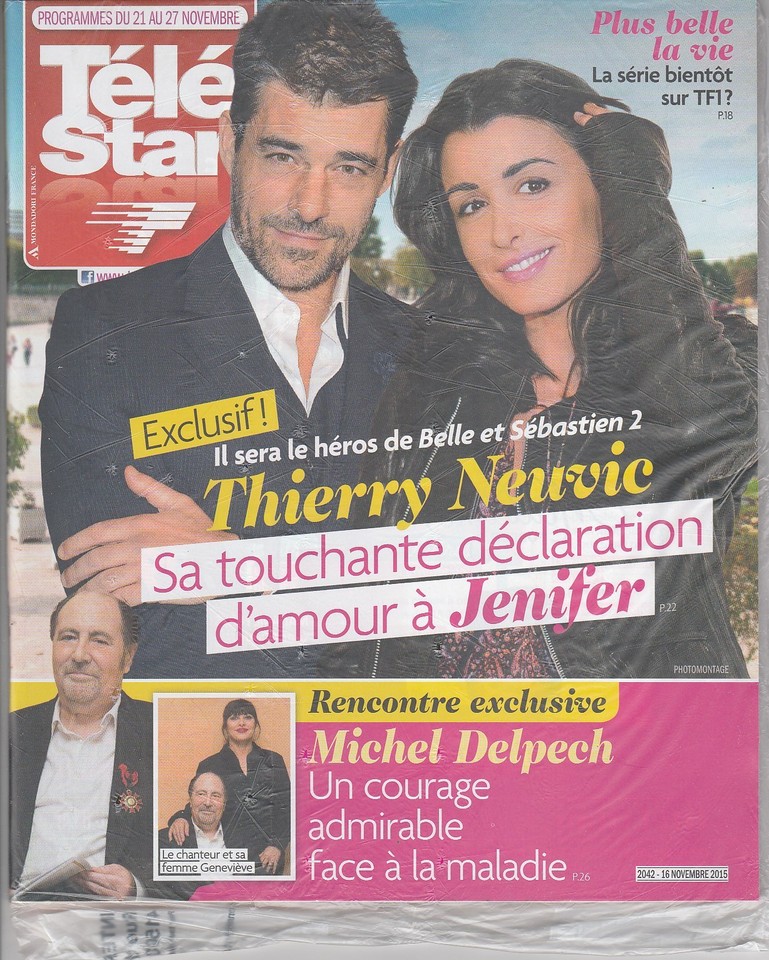 TV Star No. 2042 - 16/11/2015 - Neuvic&jenifer- Michel Delpech -jenifer ...