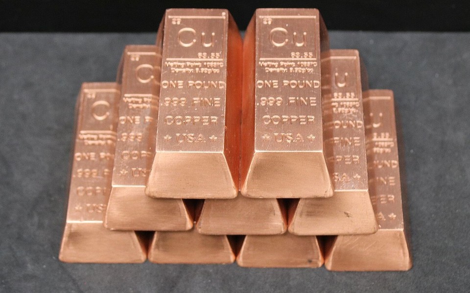 1 lb Copper Ingot .999 Fine Copper 16 oz copper bar Bullion | eBay