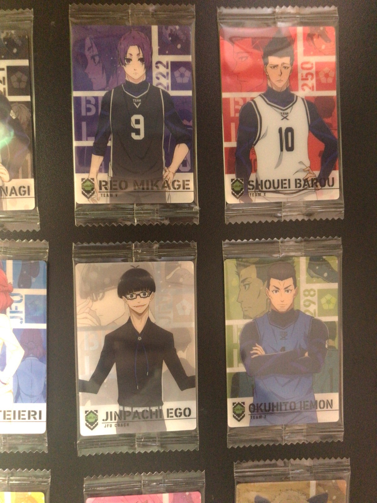 Blue Lock Wafers Card 18 Normal cards complete set NEW UNOPENED ...