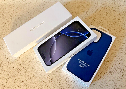 Apple® Packaging: iPhone 16 ProMax, Case, Watch Series 10 (BOXES ONLY ...
