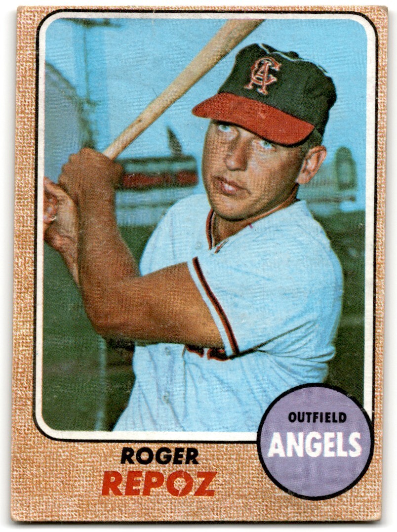 1968 Topps Roger Repoz California Angels #587 | eBay