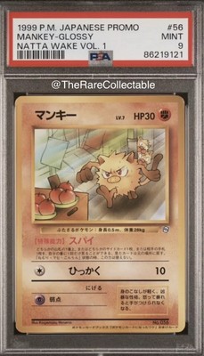 1999 MANKEY #56 JAPANESE PROMO GLOSSY NATTA WAKE VOL. 1 PSA 9 MINT | eBay