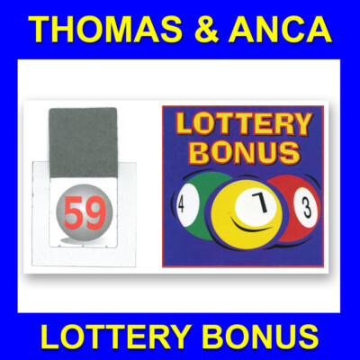 Lottery Bonus Ball Tickets Set Cards for Fundraising bingo Events 1-59 ...