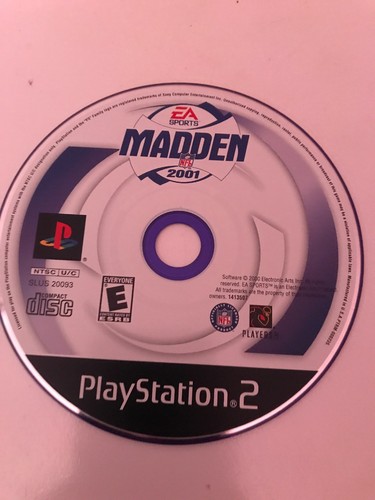 Madden NFL 2001 (Sony PlayStation 2, 2000) | eBay