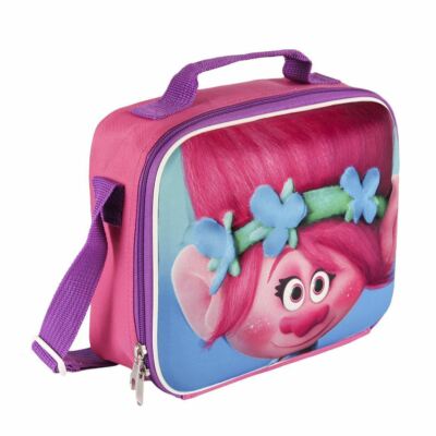 Children Kids Trolls Poppy 3D Effect Insulated Pink Lunch Bag | eBay UK