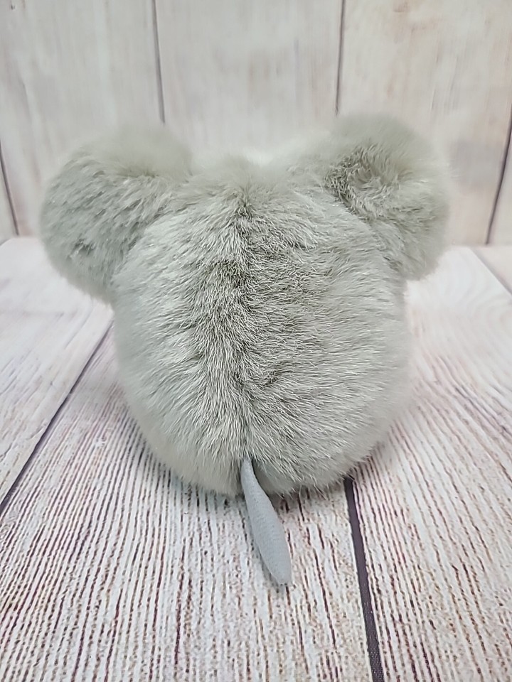 Vintage Puffkins Plush Murphy Mouse Stuffed Animal Gray 5" 1994 Swibco ...