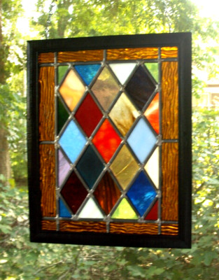 1940-Now - Square Stained Glass Window