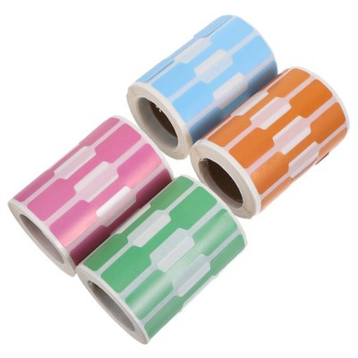4 Rolls Paper Price Tags Stickers: Self-Adhesive Labels - Price Marking ...