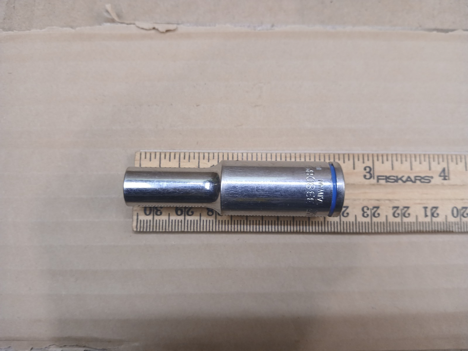 Kobalt 338089 3/8" Drive 8mm 12 Point Deep Well Socket Made in Taiwan ...