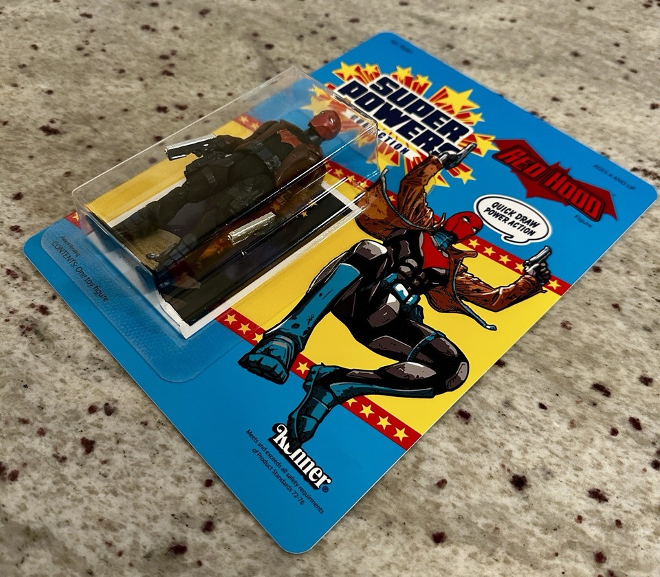 Custom DC “Kenner” Super Powers RED HOOD Figure -MOC- Includes ...