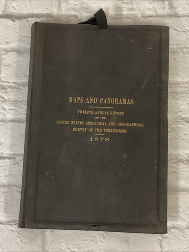 1878 US Geological Survey Maps, WY, UT, ID, Yellowstone, 9 of 10, orig ...