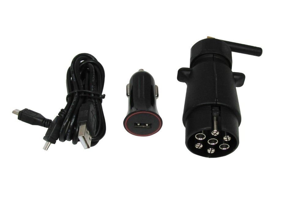 Wireless Led Rear Tail Lights Battery Operated USB Magnetic Tow Towing ...