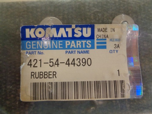 421-54-44390 Rubber Komatsu Genuine Part 4215444390 | eBay