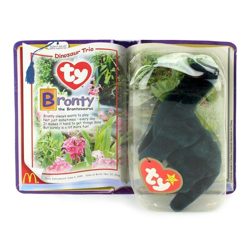 McDonalds - Ty Teenie Beanie Babies 2000 / Bronty the Brontosaurus | eBay