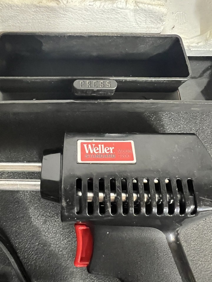 Weller Model 7200 Soldering Iron Gun Corded Electric Black Tested | eBay
