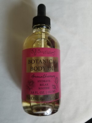 SJ Scentherapy Botanical Rose & Argan Oil for Hair, Face & Body 3.8 fl ...
