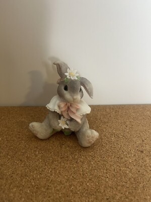 1995 Enesco My Blushing Bunnies ‘Loves me, Loves me not’ Easter Rabbit ...
