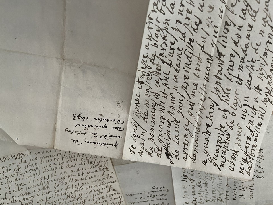 1600s OLD LETTER Baroque Era 17th Century Watermarked Correspondence ...