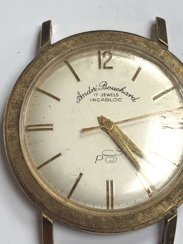 Andre Bouchard 17j WRIST WATCH RUNS GREAT SEE THE PICS NO RESERVE | eBay