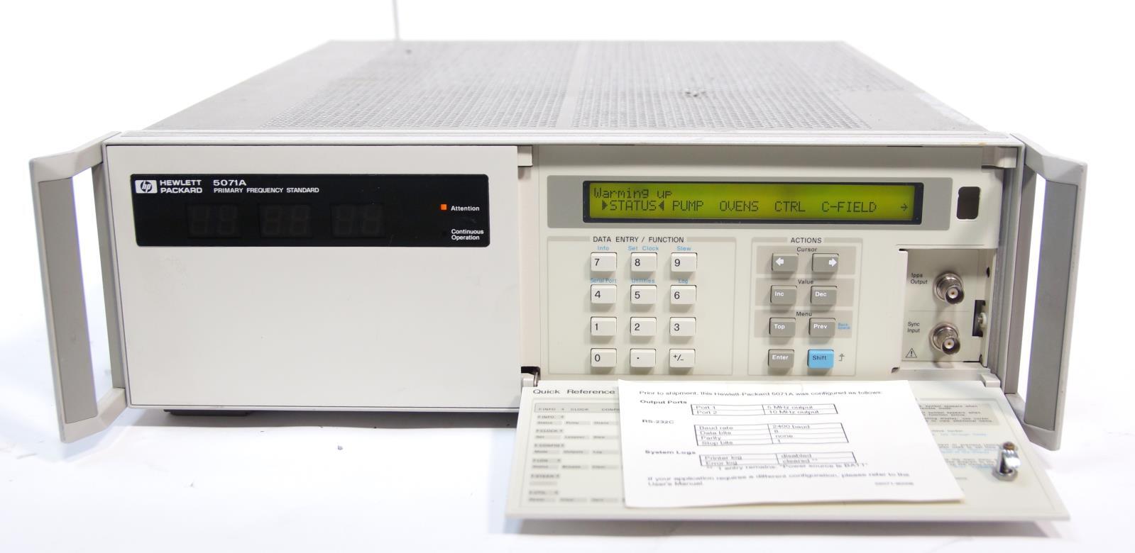 HP / Agilent 5071A Primary Frequency Standard AS-IS | eBay