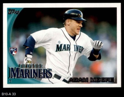 2010 Topps #33 Adam Moore Mariners RC 8 - NM/MT | eBay