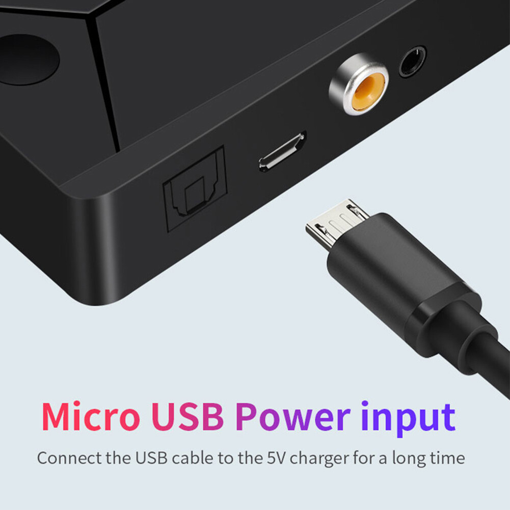 TX13 Bluetooth Audio Transmitter AUX Optical Fiber Coaxial Adapter for ...