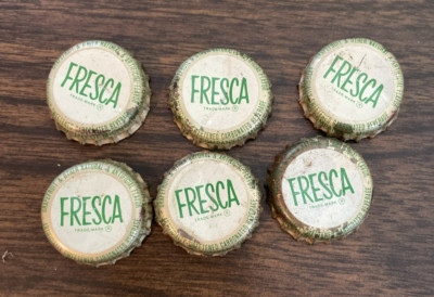 6 Vintage soda pop bottle cap FRESCA Coca Cola Grand Rapids, MI cork | eBay