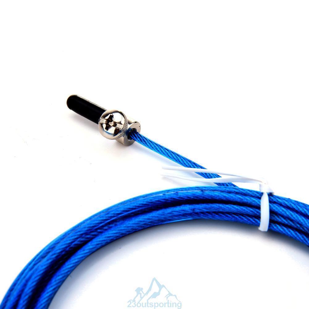 Metal Boxing Gym Skipping Rope Jumping Speed Wire Exercise Fitness ...