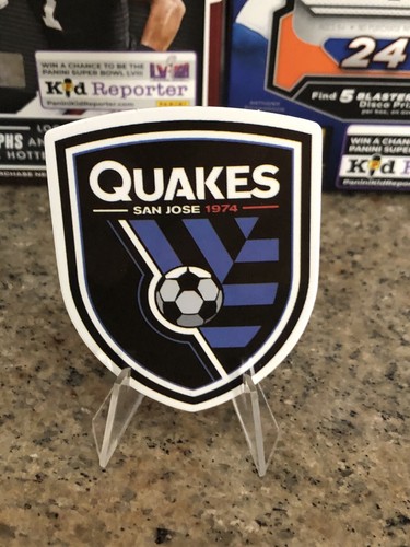 San Jose Earthquakes Soccer Team Logo 2.5in Decal Sticker Futbol ...