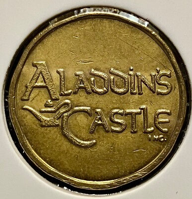 Vintage Aladdin’s Castle Arcade Token The Ultimate Party Place | eBay