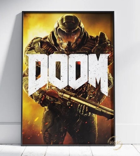Doom Game Poster | Doom Slayer Wall Art2 | eBay