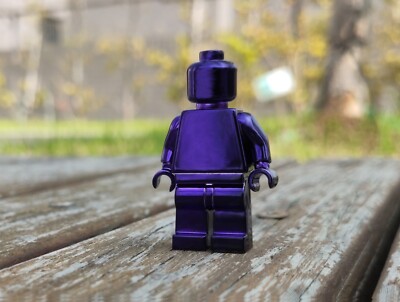 LEGO CHROME DARK PURPLE AUTHENTIC CUSTOM HIGHEST QUALITY MONOCHROME ...