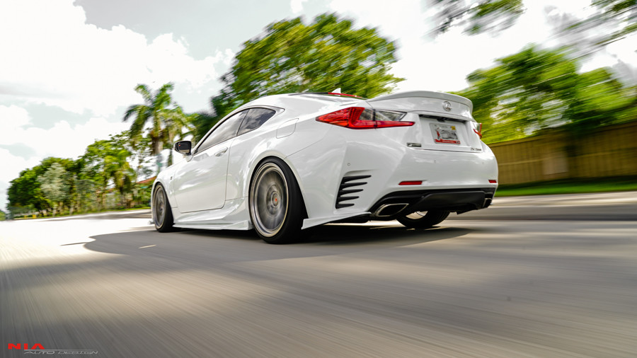 Lexus RC 350 300 200t lip body splitter Front side skirt rear diffuser ...